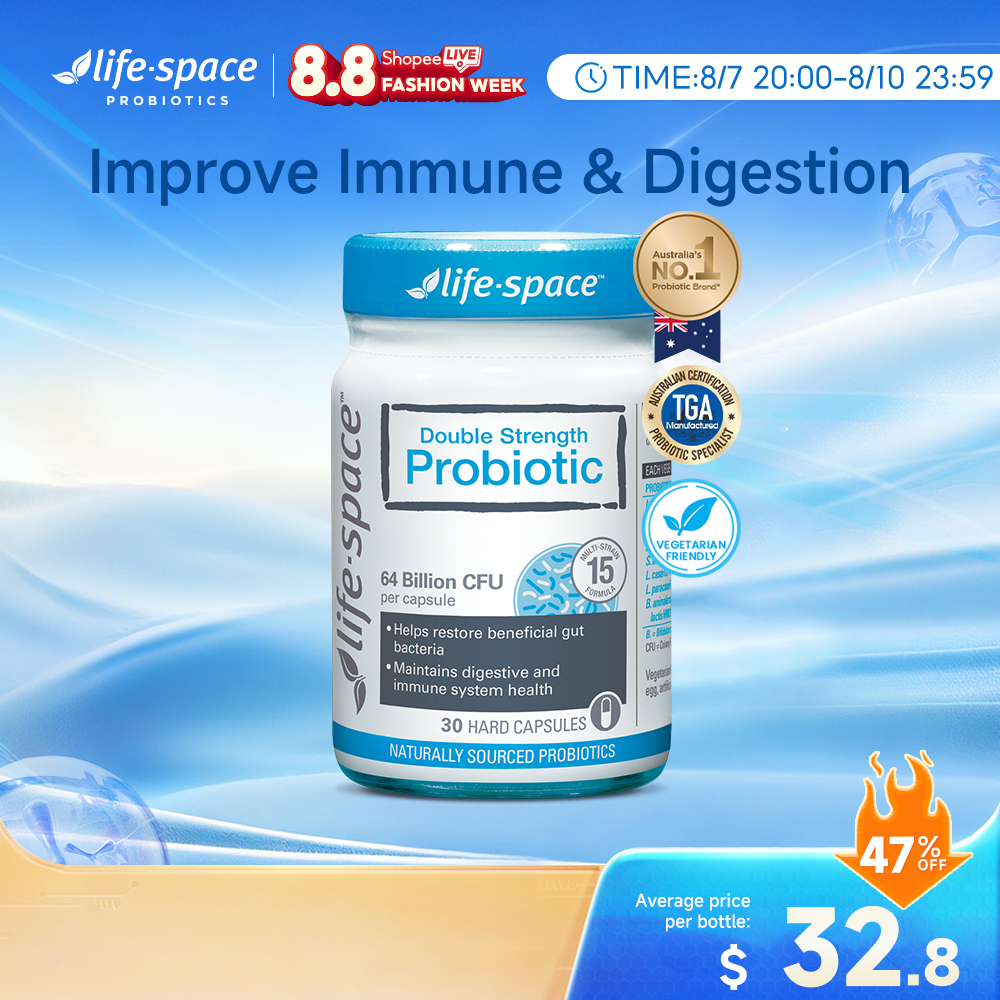 [Double Strength] Life Space Double Strength Adult Probiotics 30s ...
