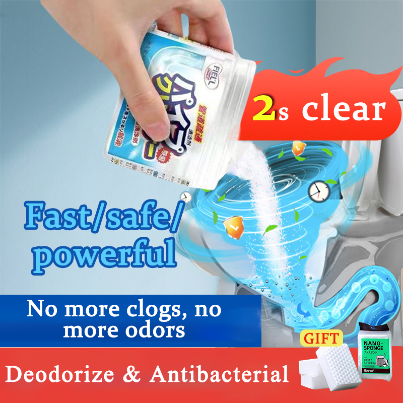 Kitchen Drain Cleaner Pipe Declogger Fast Acting Deodorizing Safe for ...