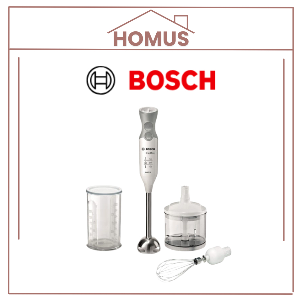 Bosch | MSM66150 - Hand blender ErgoMixx 600 W White | Shopee Singapore