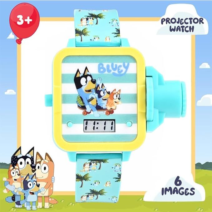 Accutime Bluey Kids Digital Projector Watch: Fun & Learning in One ...