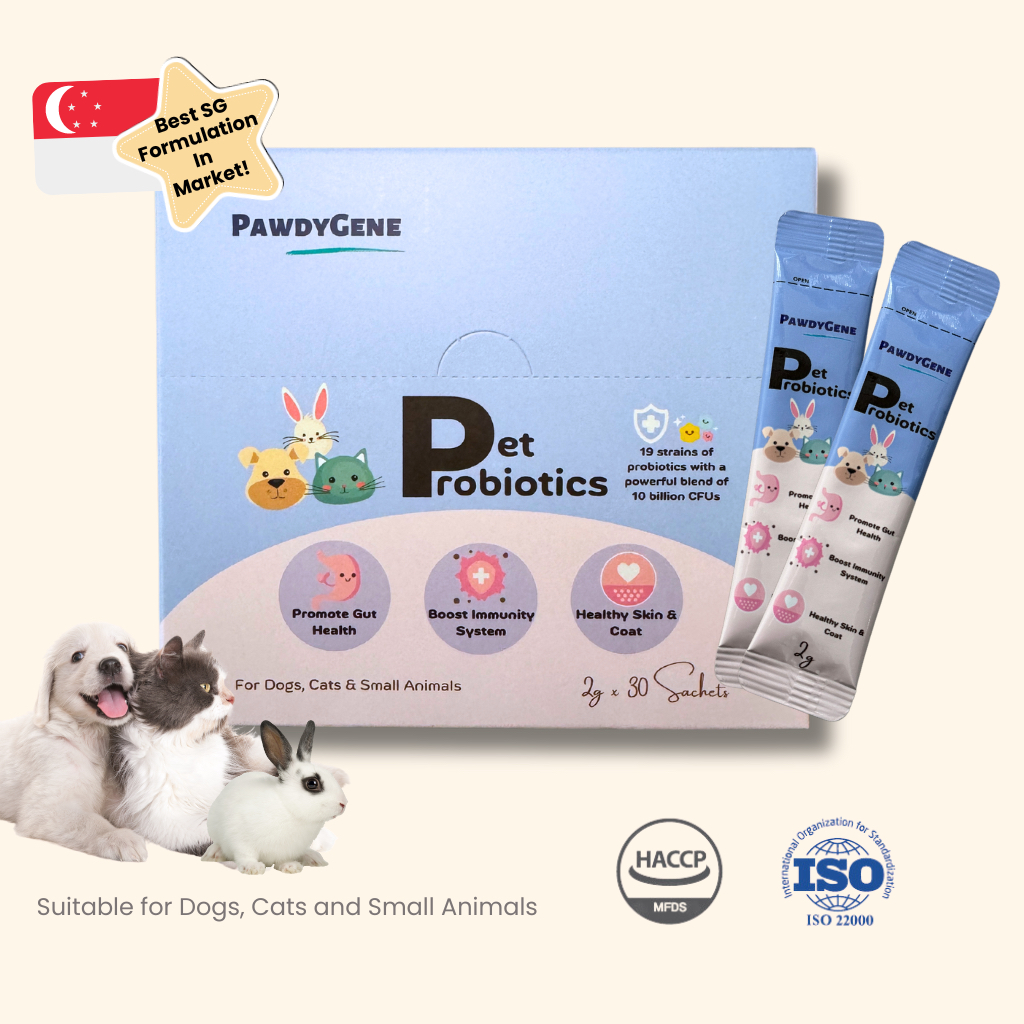 PawdyGene Pet Probiotics (Gut/Skin & Coat Health/Boost Immunity/General ...