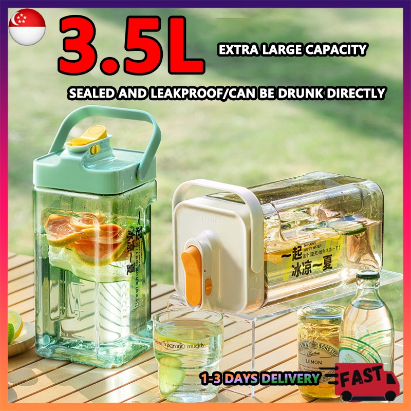 3.5L large capacity water bottle refrigerator cold kettle A kettle with ...