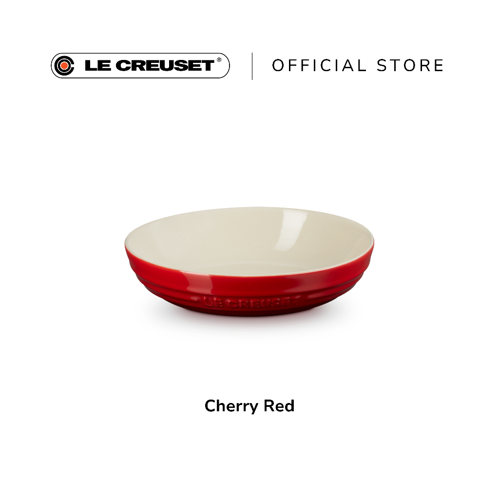 Le Creuset Stoneware Deep Round Dish 20cm | Shopee Singapore