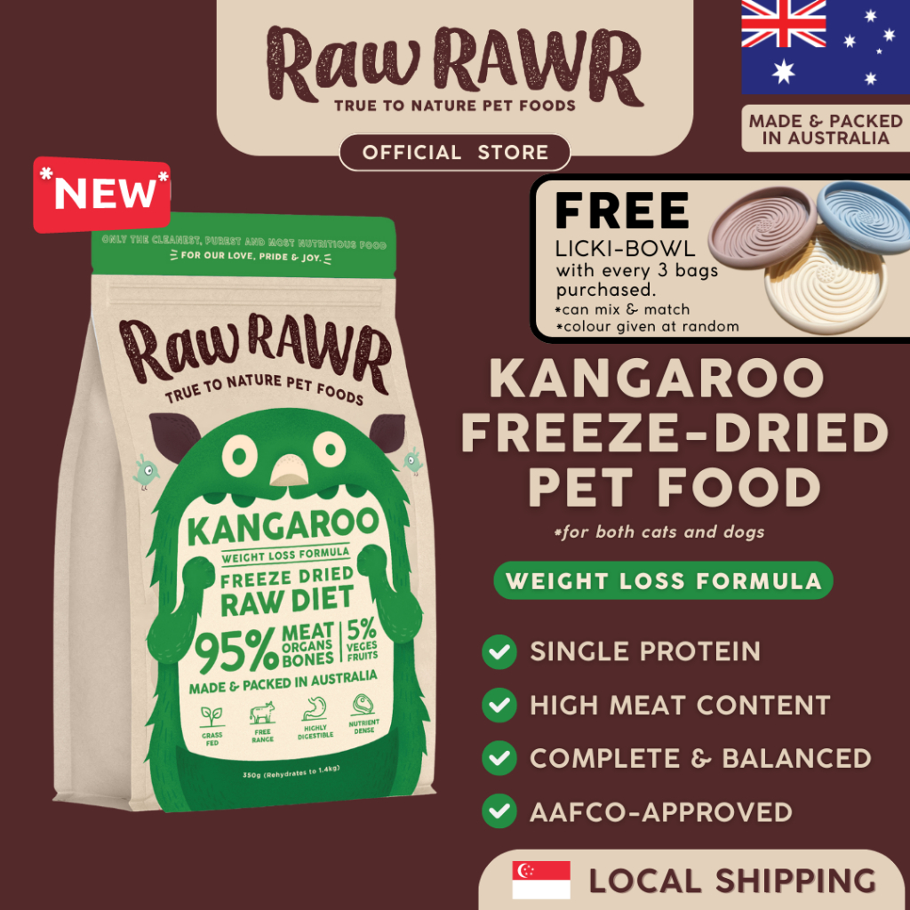 Raw Rawr Freeze Dried Kangaroo Pet Food | Shopee Singapore