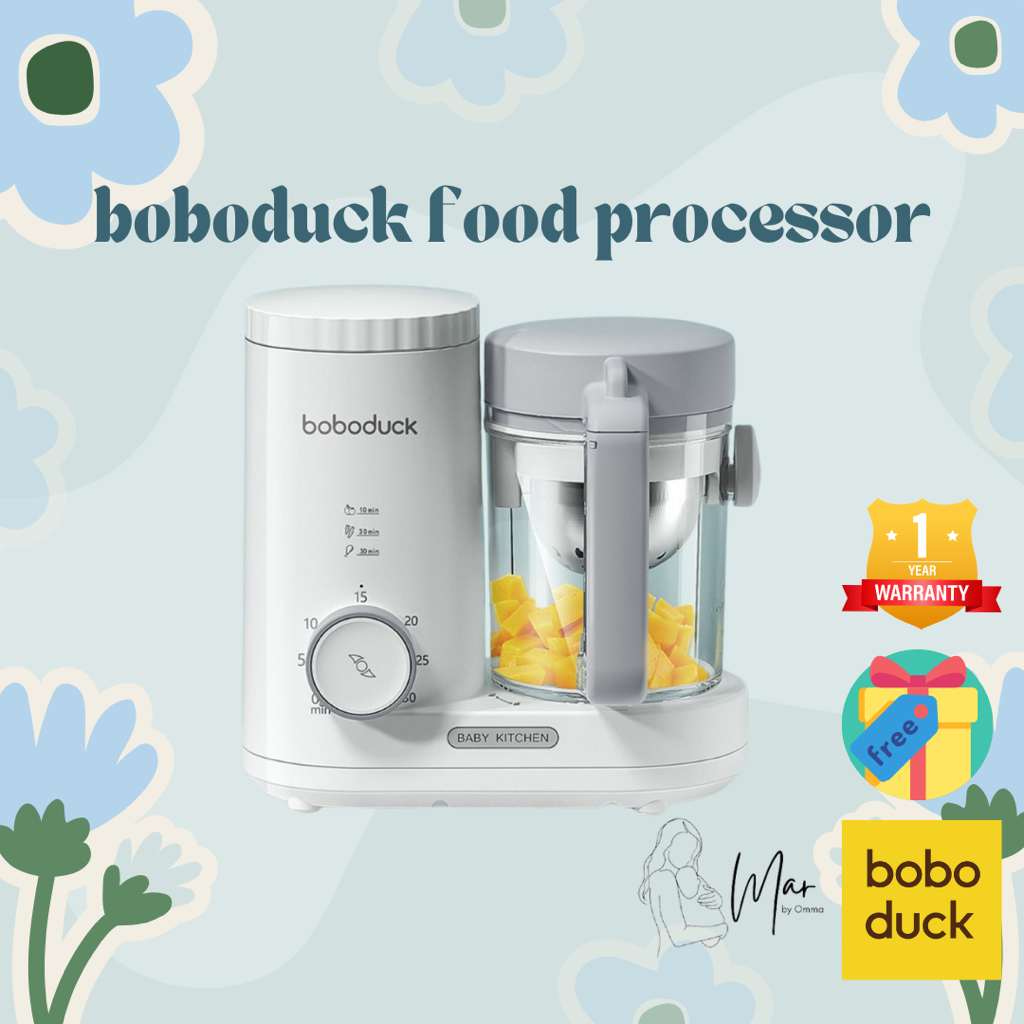 🇸🇬 Baby Food Processor Boboduck Steamer Blender 4 in 1 | Shopee Singapore