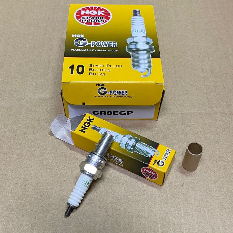 NGK Spark Plug G-Power CR8EGP SNIPER150 MXKING Y15/Y16 SNIPER155/FZ150I ...