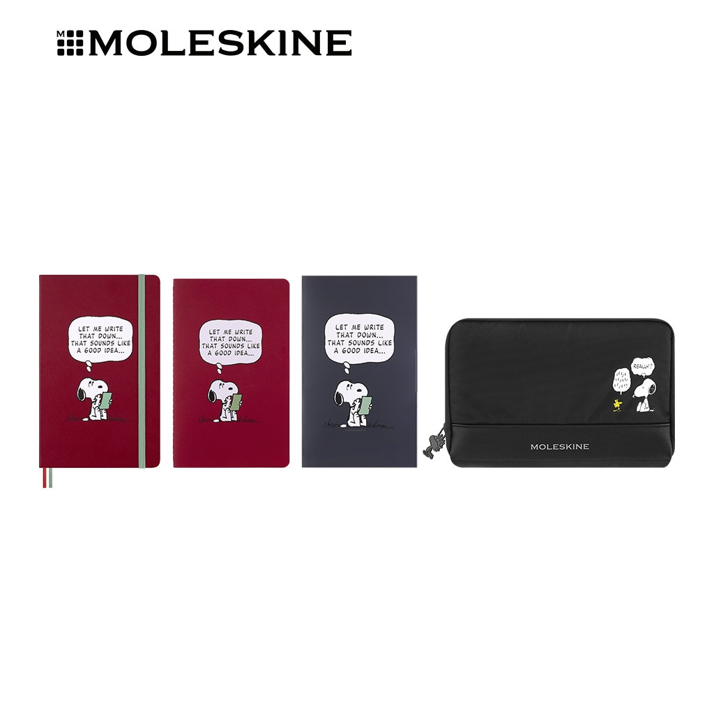 Moleskine x Peanuts Collector's Box Notebook, Cahier Journal, Pouch ...