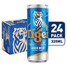 Tiger Beer (320ml x 24 cans) It's Time for a Tiger | Shopee Singapore