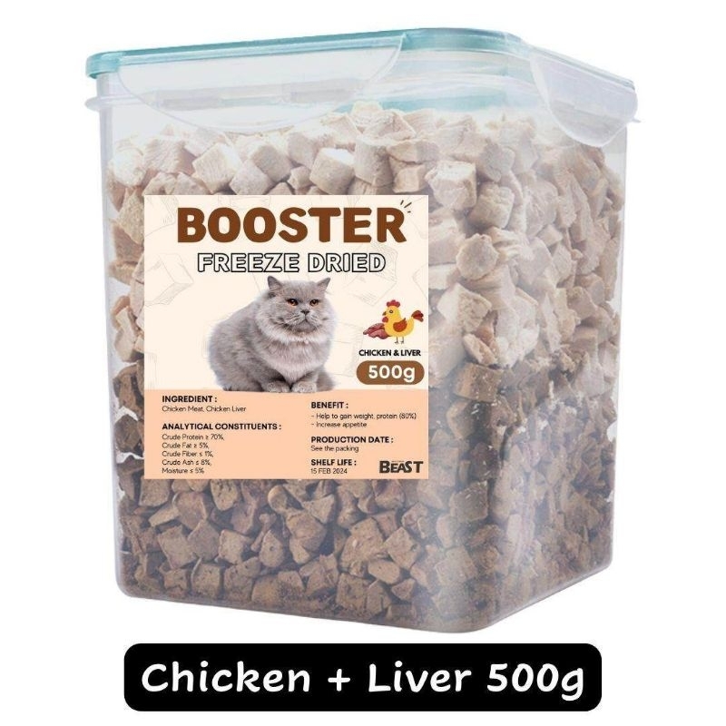 [Promo] Feedy Beast Booster Freezed Dried Cubes Cats/Dogs Treats 500g ...