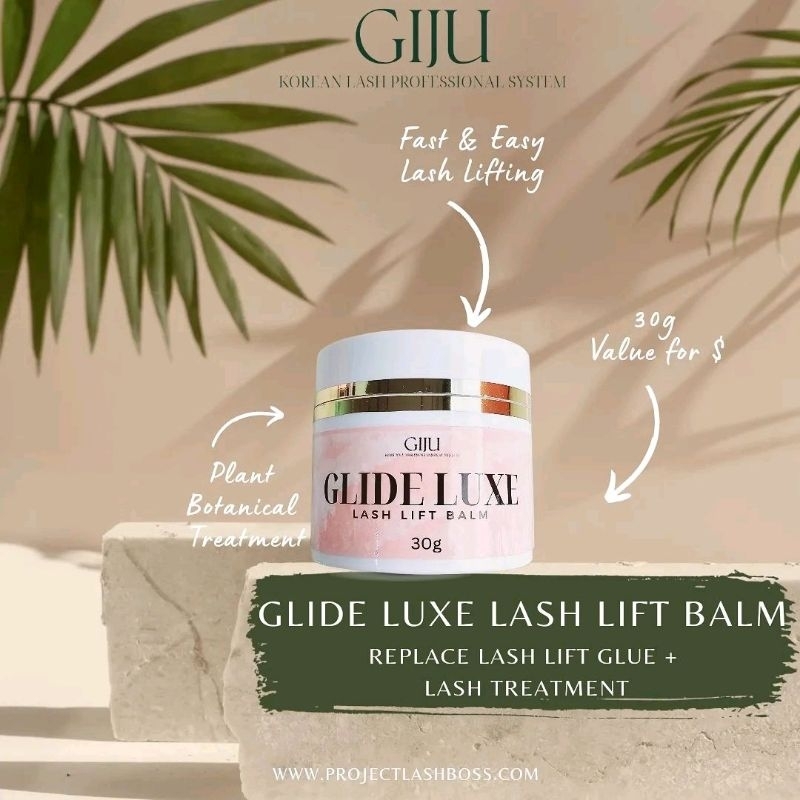 Giju Glide Luxe Lash Lift Balm 30g (replace lash lift glue) | Shopee ...