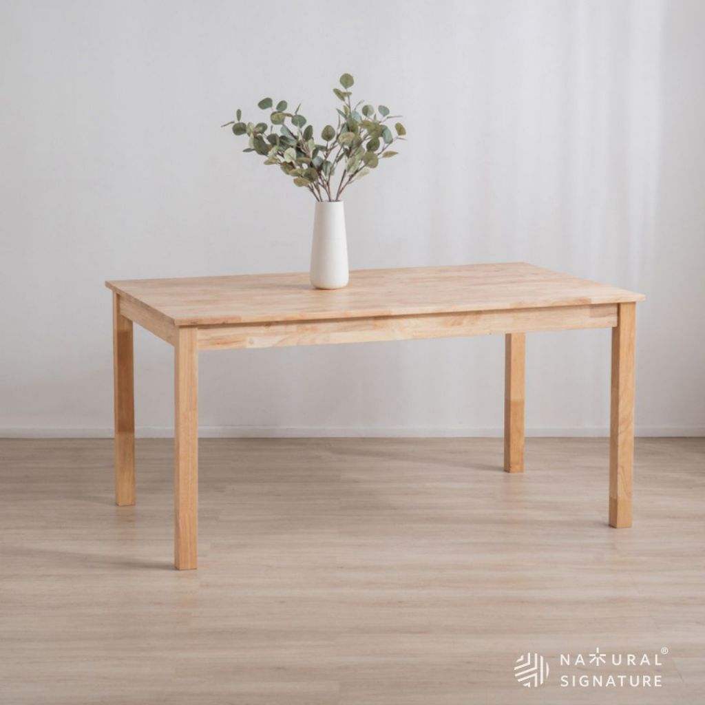 Natural signature 3884T-2 Busan 1500 Dining Table/Solid wood/Wooden ...