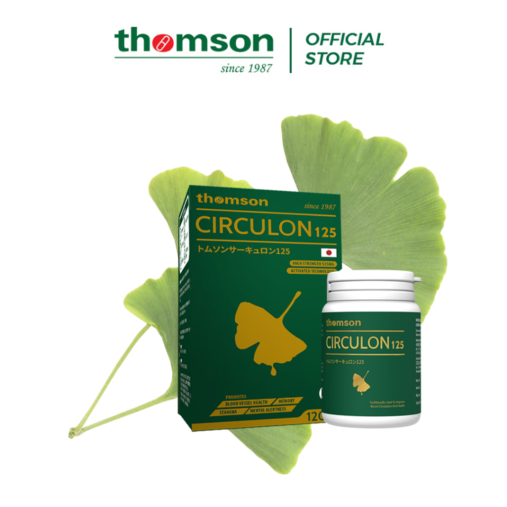 (120s) Thomson Health Circulon 125 - High Strength Activated Ginkgo ...
