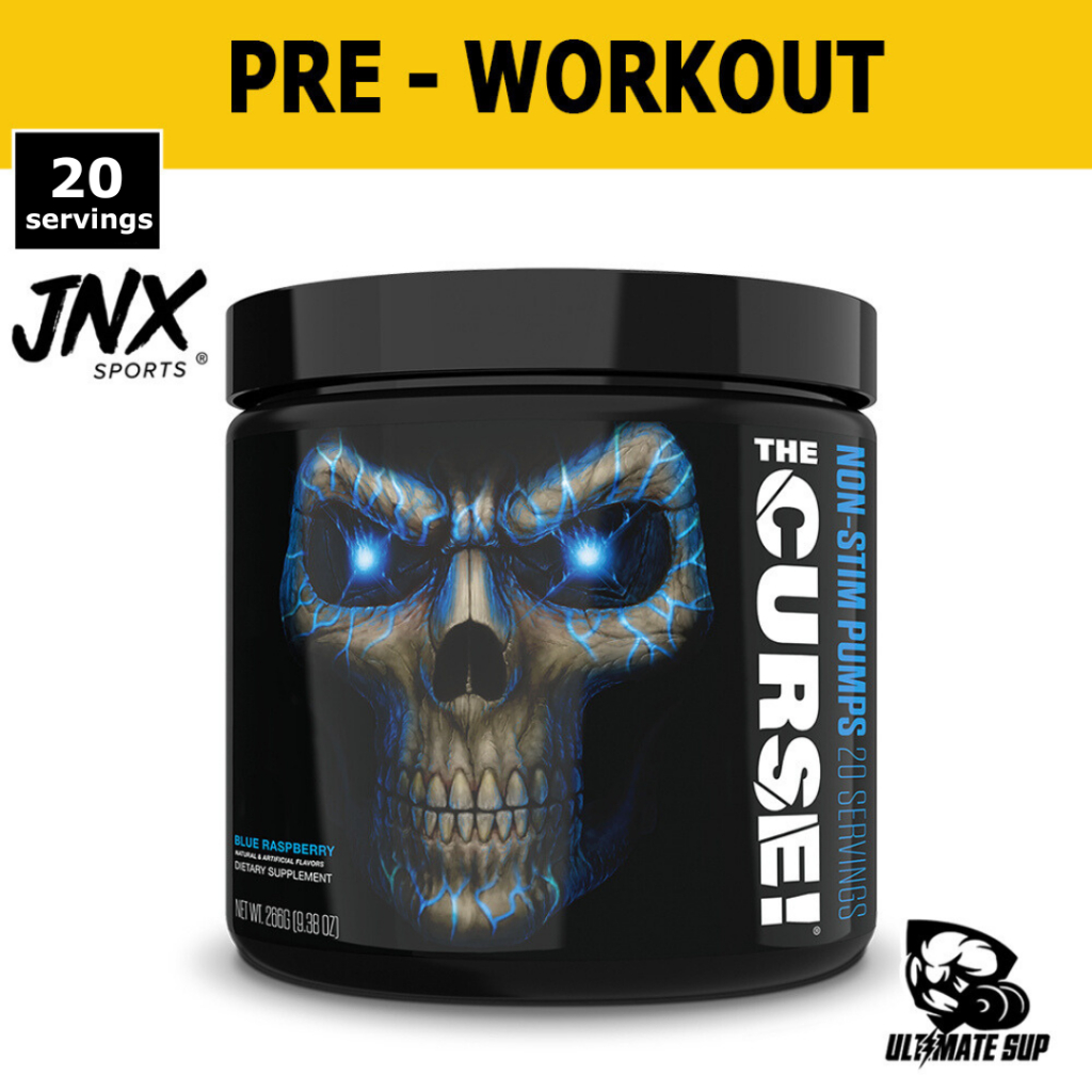 JNX Sports, The Curse Non-Stim Pumps, Caffeine-Free Pump Pre Workout ...