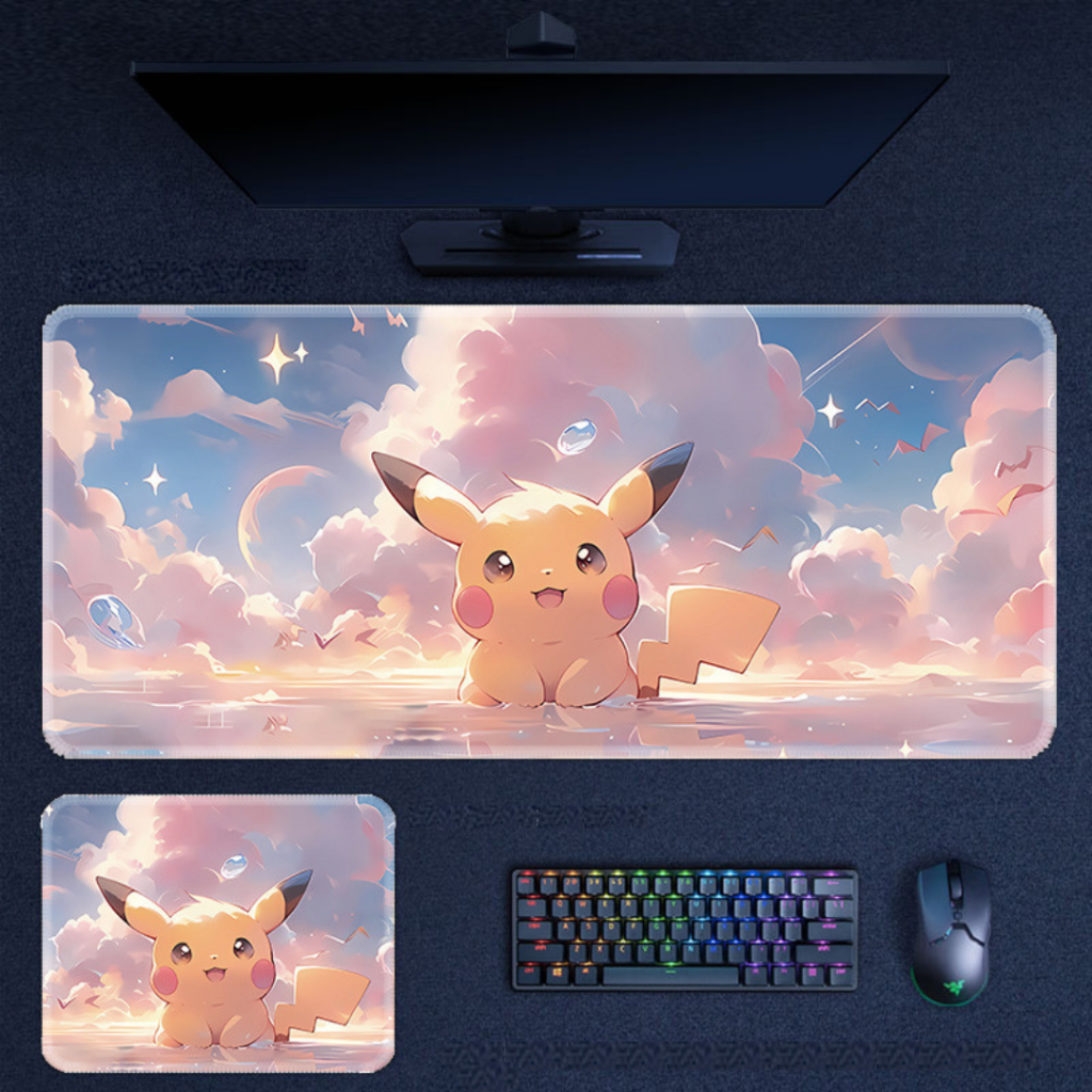 Pokemon Mousepad / TCG Playmat | Large Gaming Mat for Desk, Keyboard ...
