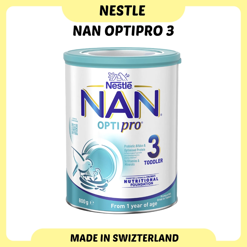 Nestle NAN Optipro 3, Made in Switzerland, From 1 year of age | Shopee ...