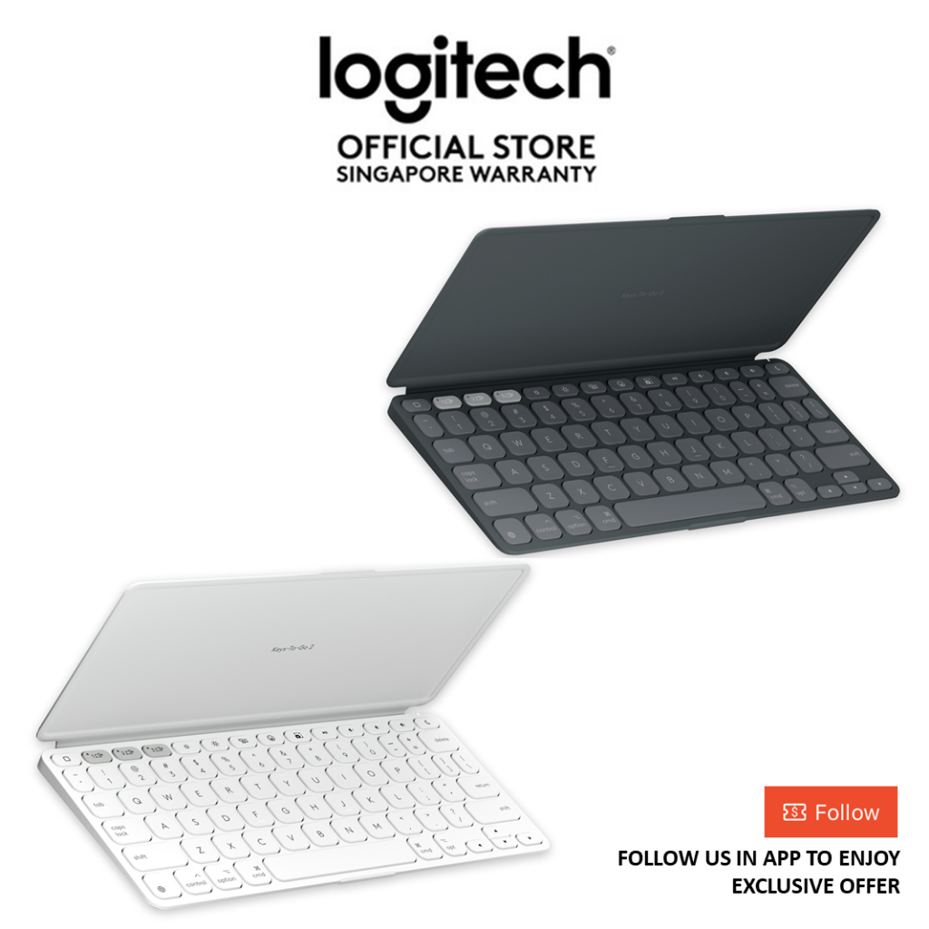 Logitech Keys-To-Go 2 Wireless Bluetooth Keyboard (Apple), Super slim ...