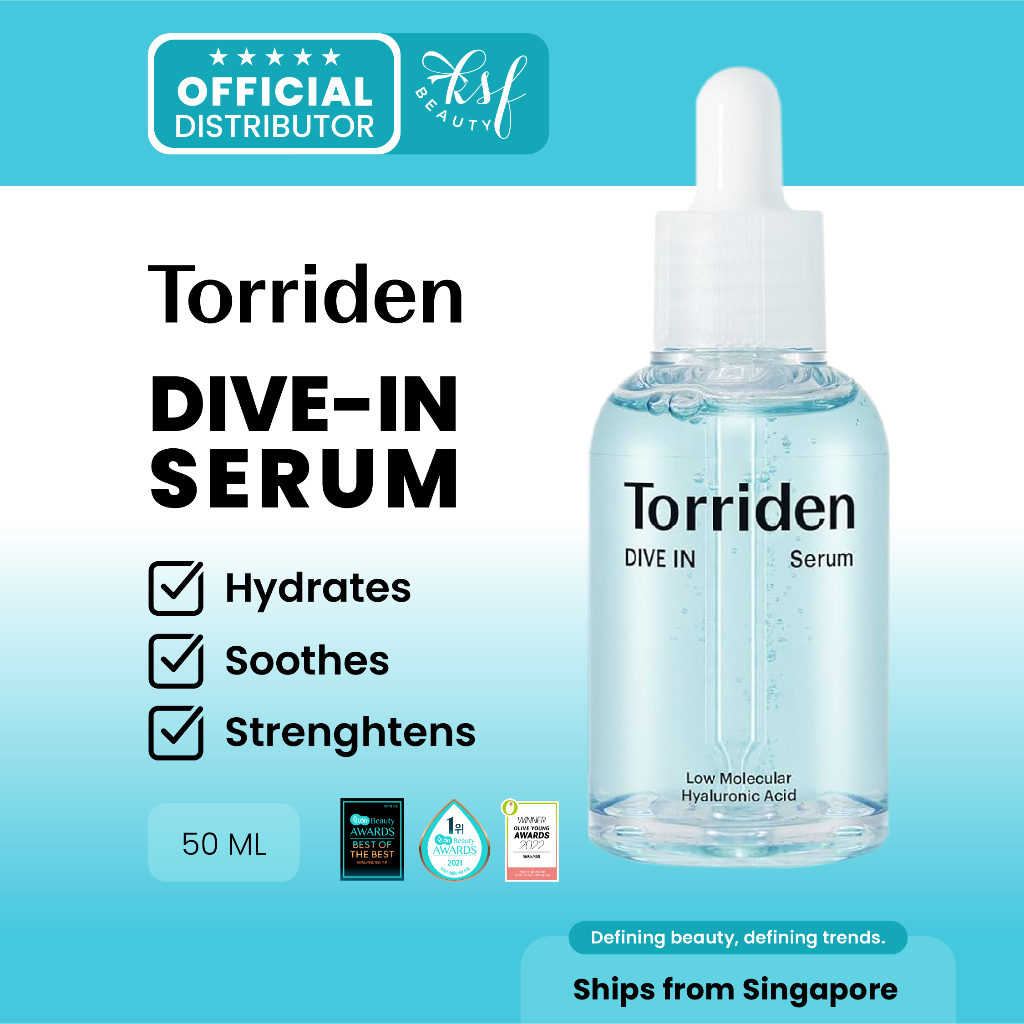 Torriden Skincare Dive In Low Molecular Hyaluronic Acid Serum (50ml ...