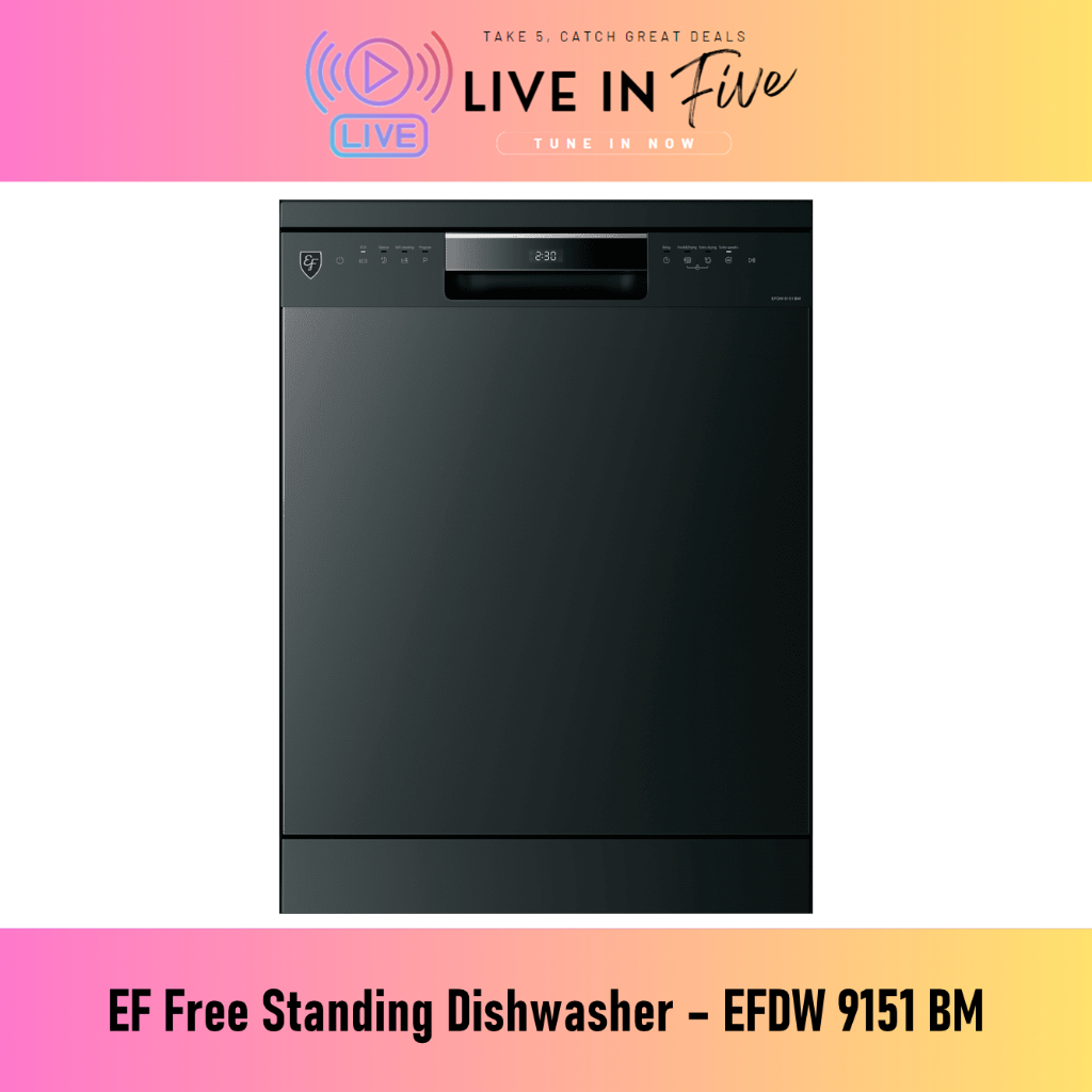 EF Free Standing Dishwasher – EFDW 9151 BM | Shopee Singapore