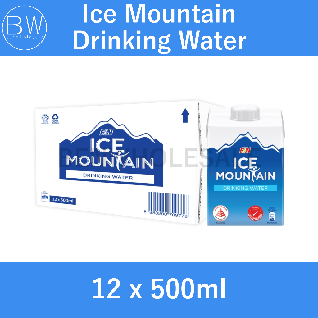 Ice Mountain Drinking Water TETRAPAK Tetra pack tetra pak (SG STOCK ...