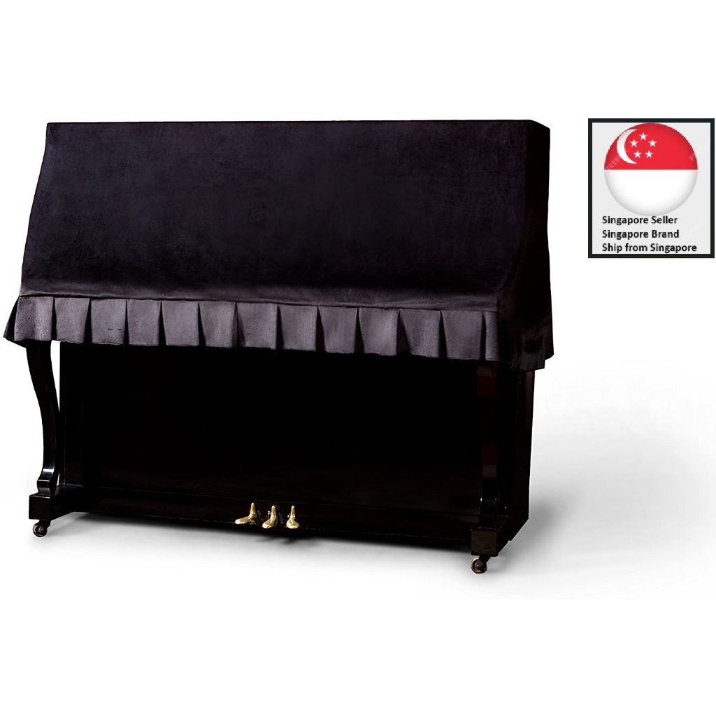 Clairevoire® Upright Piano Cover Waterproof Premium Velvet for Yamaha ...