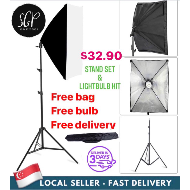 285w LED light kit studio lighting softbox softbox video lighting ...