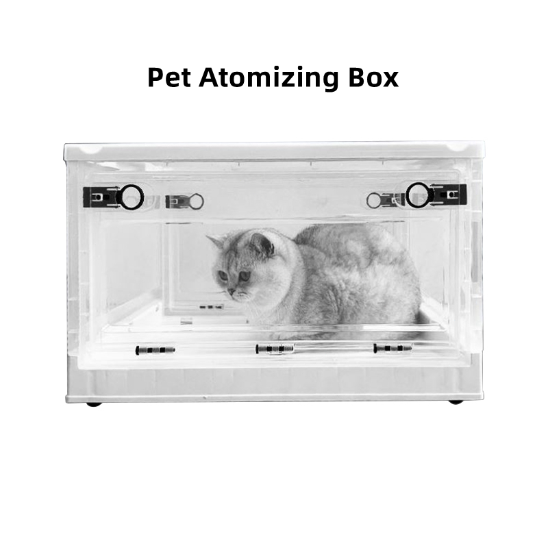 Pet Cat Atomization Box Oxygen Cage Foldable Easy To Carry Veterinary ...