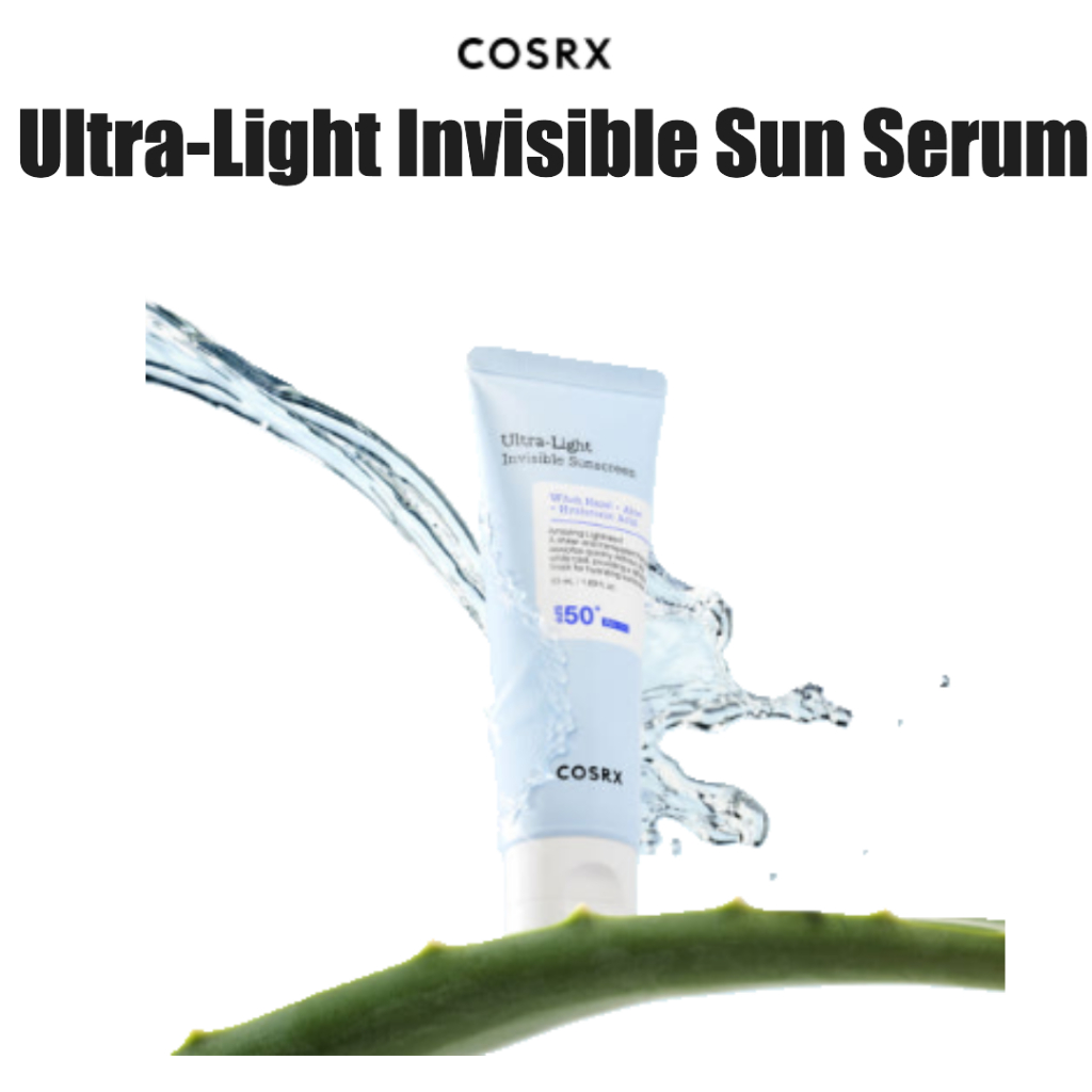 [COSRX] Ultra-Light Invisible Sun Serum SPF50+ PA++++ 50ml | Korean Non-Sticky Sunscreen for ...