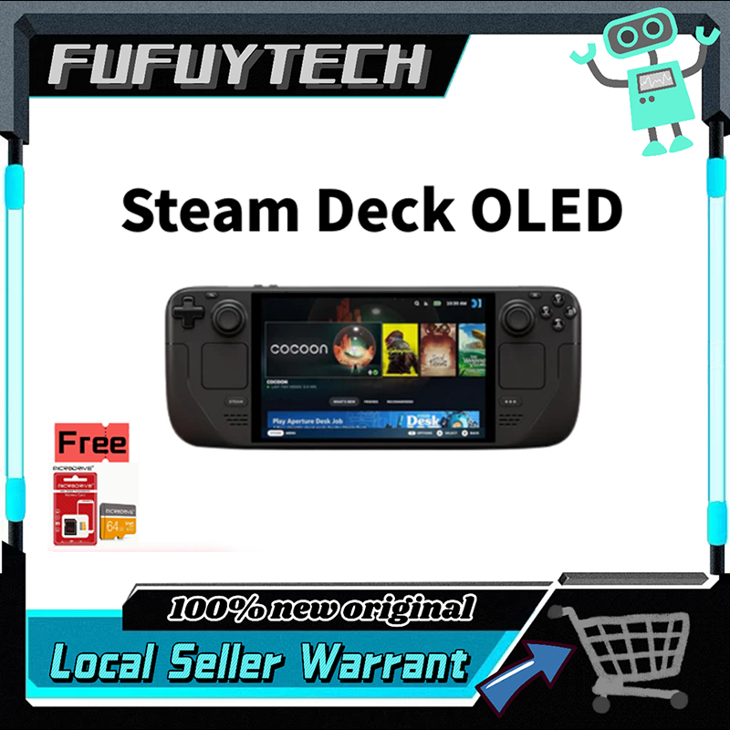 Steam Deck OLED Handheld Gaming Console 512GB & 1TB /1280x800 HDR OLED ...