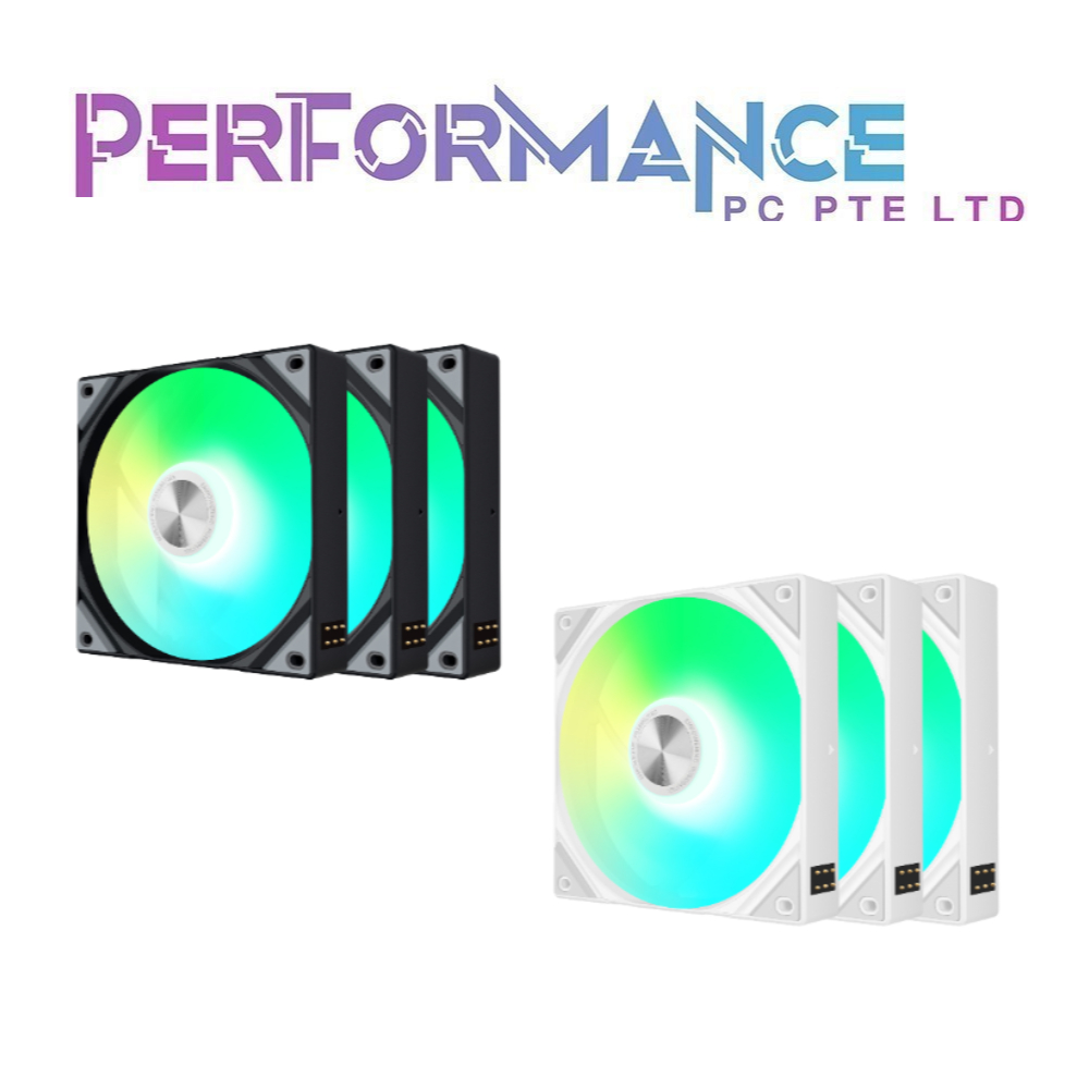 TRYX ROTA SL 120 ARGB 3 PACK FAN REVERSE/NON REVERSE Black/White (2 ...