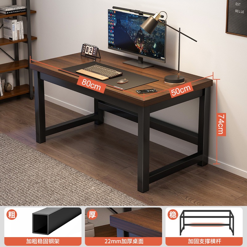 [SG Stock] Office PC Table With Drawers Desks 120cm/140cm/160cm ...