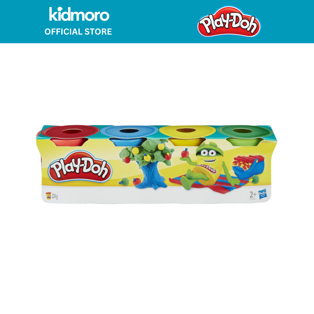 Play-Doh Mini 4 Pack of 2-Ounce Cans in Primary Colors, Kids Toys, Arts ...
