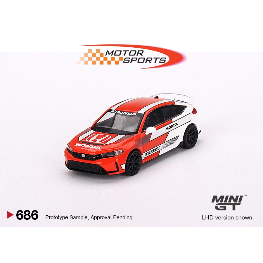 Mini GT 1/64 Honda Civic Type R FL5 2023 Pace Car Red 1:64 | Shopee ...