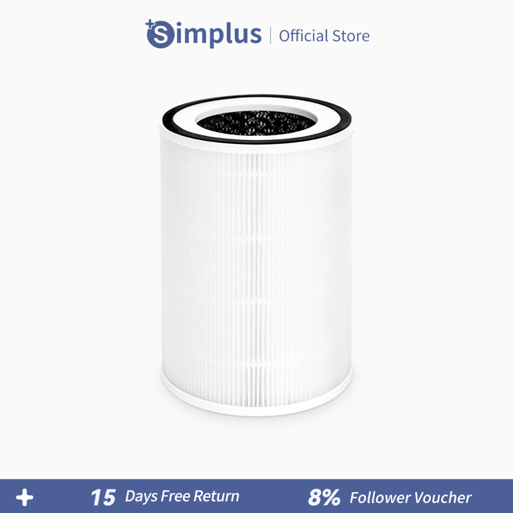 Simplus HEPA H13 Air Purifier Filter 3-Stage Progressive Filtration 005 ...