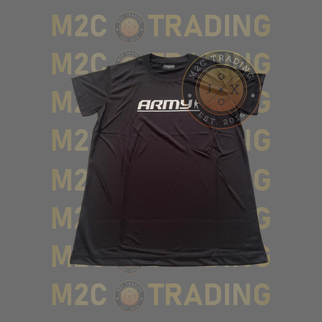 ROUND NECK T SHIRT | DRY FIT | SAF | ARMY UTILITY SHIRT | BLACK ...