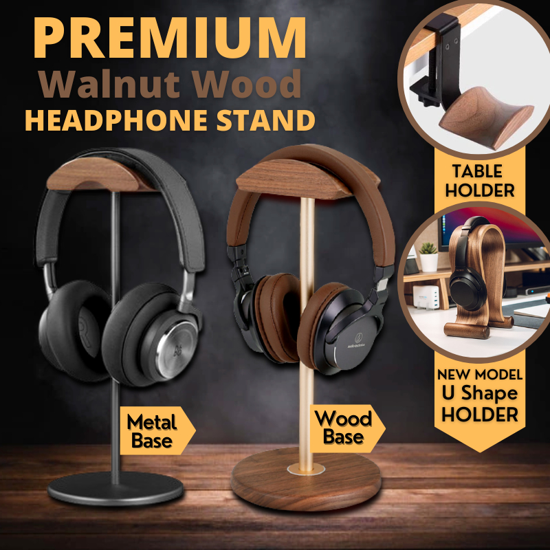 Headphone Stand, head phone stand, Headset Holder, Mount Hanger ...