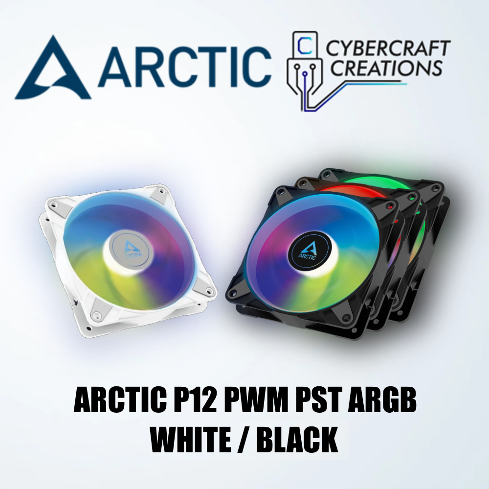 Arctic P12 PWM PST ARGB Case Chassis RGB 120mm Fan | Shopee Singapore