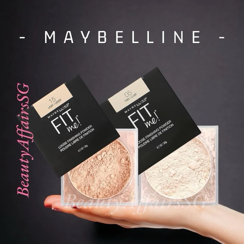 ⚜️ Maybelline ⚜️ Fit Me Loose Finishing Powder | Shopee Singapore
