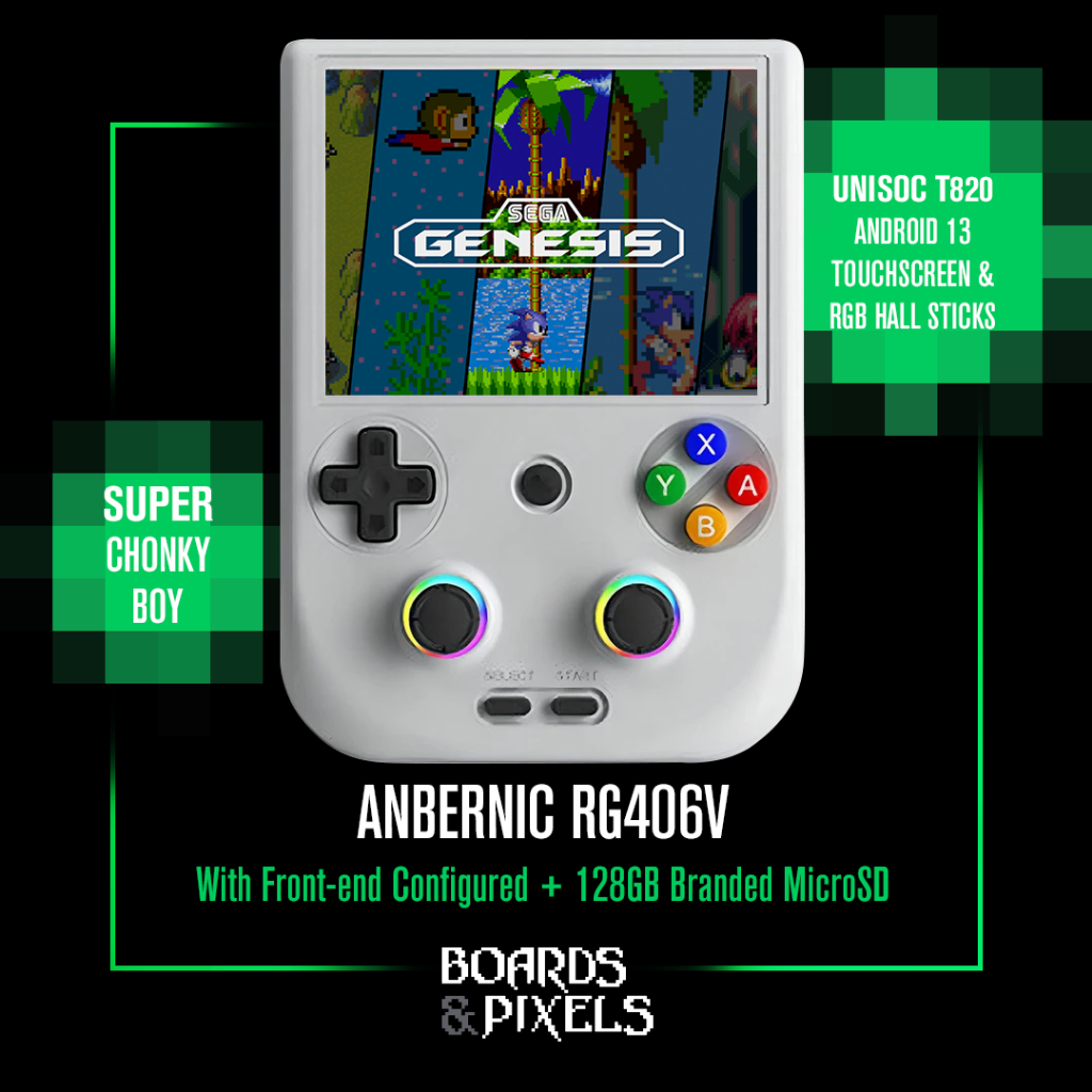 Anbernic RG406V Retro Gaming Handheld Unisoc T820 Android Handheld ...