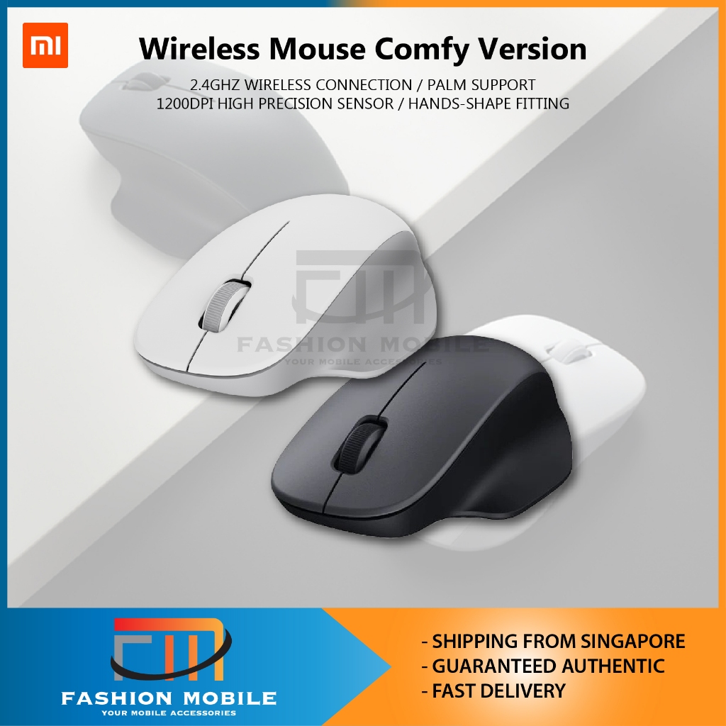 Xiaomi Mi Wireless Mouse Comfy Edition 2.4GHz 1200DPI Comfortable ...