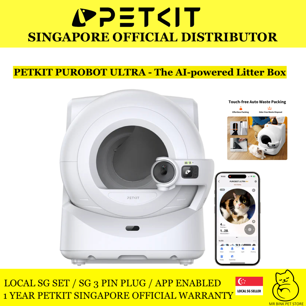 (Same Day Delivery) PETKIT PUROBOT ULTRA - Auto Waste Packing System ...