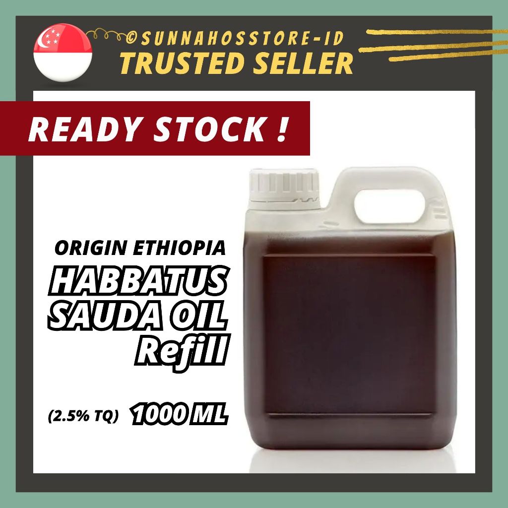 🇸🇬 1000ml (1L Refill) Premium Black Seed / Habbatus Sauda Oil ...