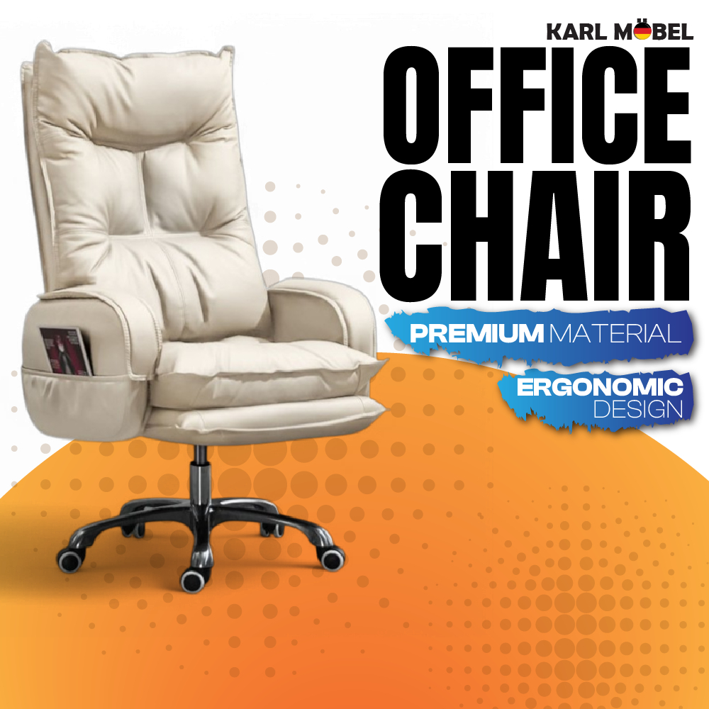 Office Chair Ergonomic Chair Computer Adjustable Chair Leg Rest ...