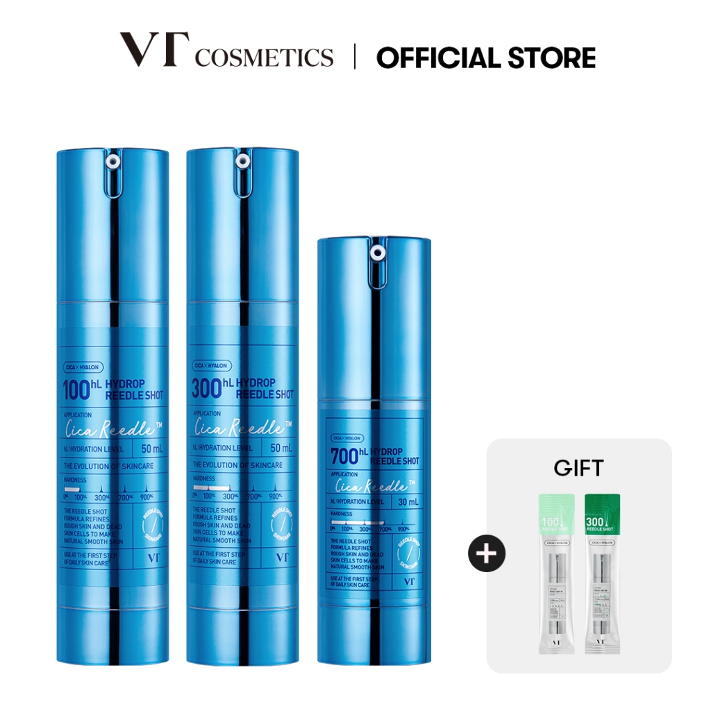 [VT] Hydrop Reedle Shot 100hL, 300hL, 700hL Moisturizing Booster, Deep Hydration [Official ...