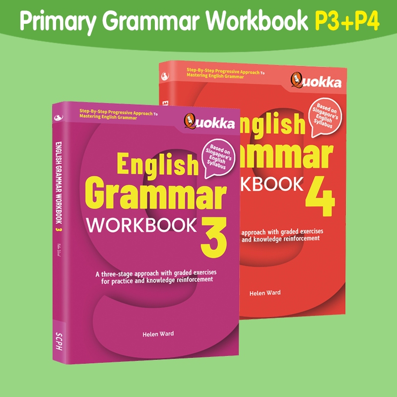 Primary English Grammar Workbook 3+4/Primary 3-4/ Grade 3-4 / English ...