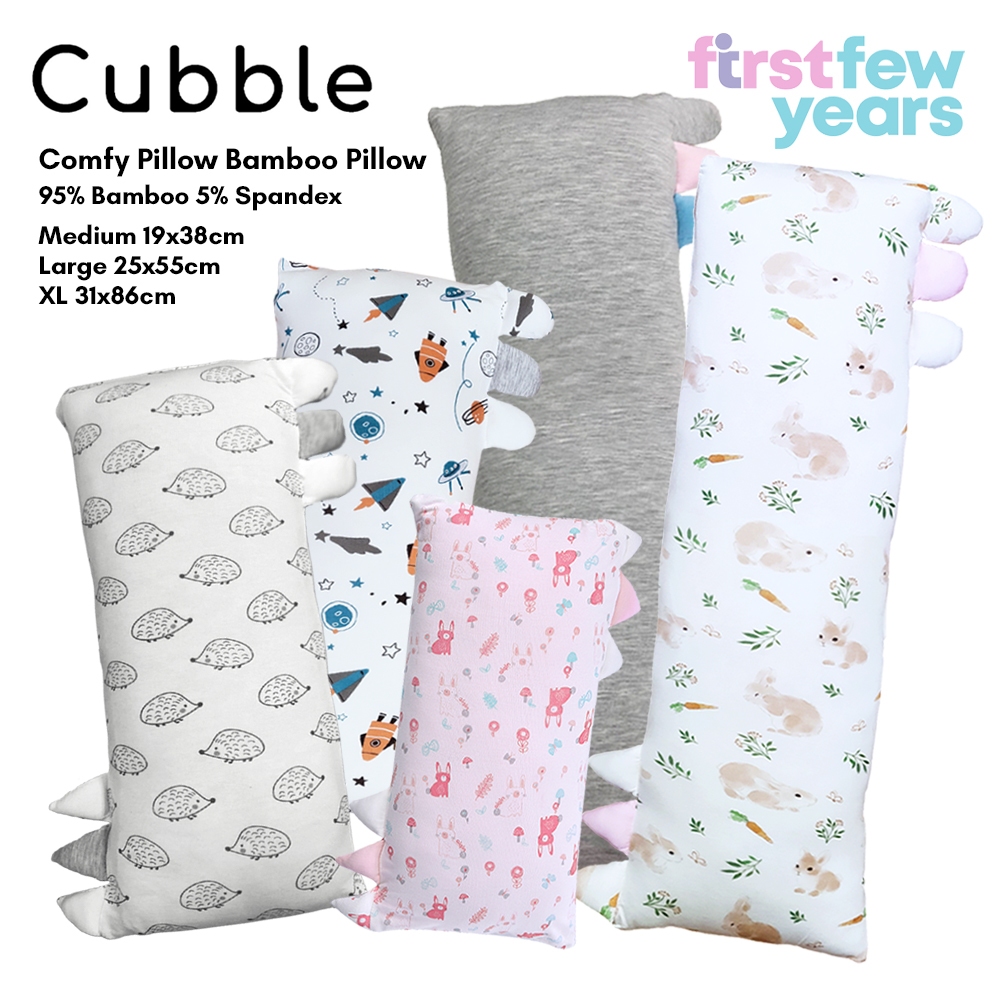 Cubble Bamboo Comfy Pillow Medium 19x38cm/ Large 25x55cm/ XL 31x86cm (5 ...