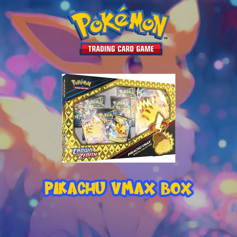 Crown Zenith Pikachu VMax Special Collection Box | Shopee Singapore
