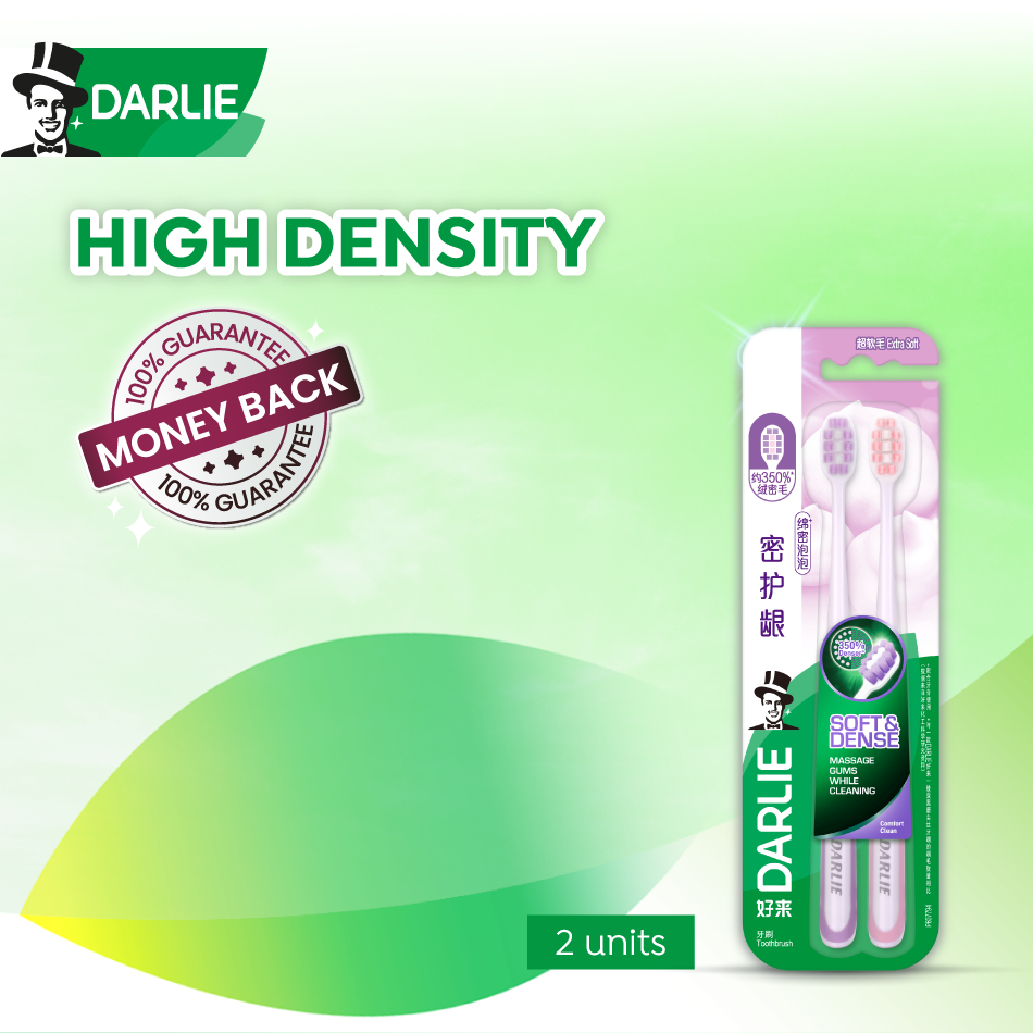 [Best Deals] DARLIE T59 HIGH DENSITY TOOTHBRUSH 2s PACK | Shopee Singapore