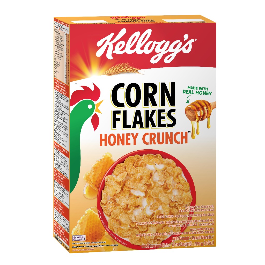 Kellogg's Corn Flakes - Honey Crunch 250g | Shopee Singapore