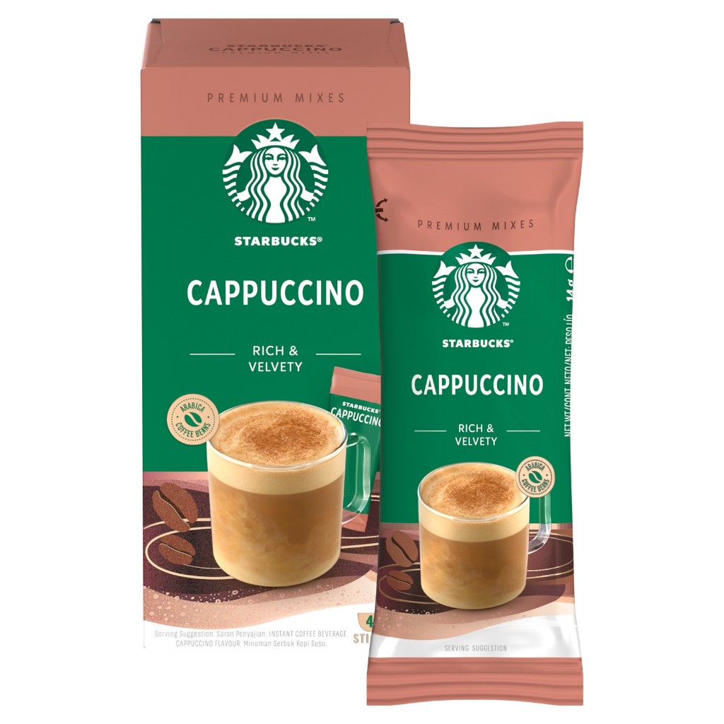 Starbucks Premium Mixes Cappuccino (4x14g) | Shopee Singapore