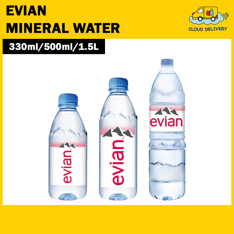 [Bundle of 2] Evian Mineral Water (330ml / 500ml / 1.5L) | Shopee Singapore
